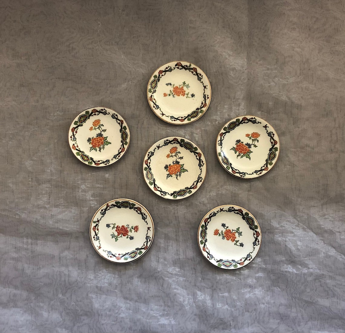 Vintage Butter Pat Plates Maddock China England English - Etsy