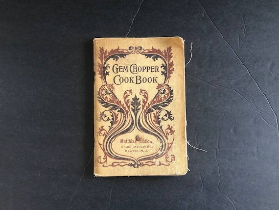 Vintage Recipe Book Cover
