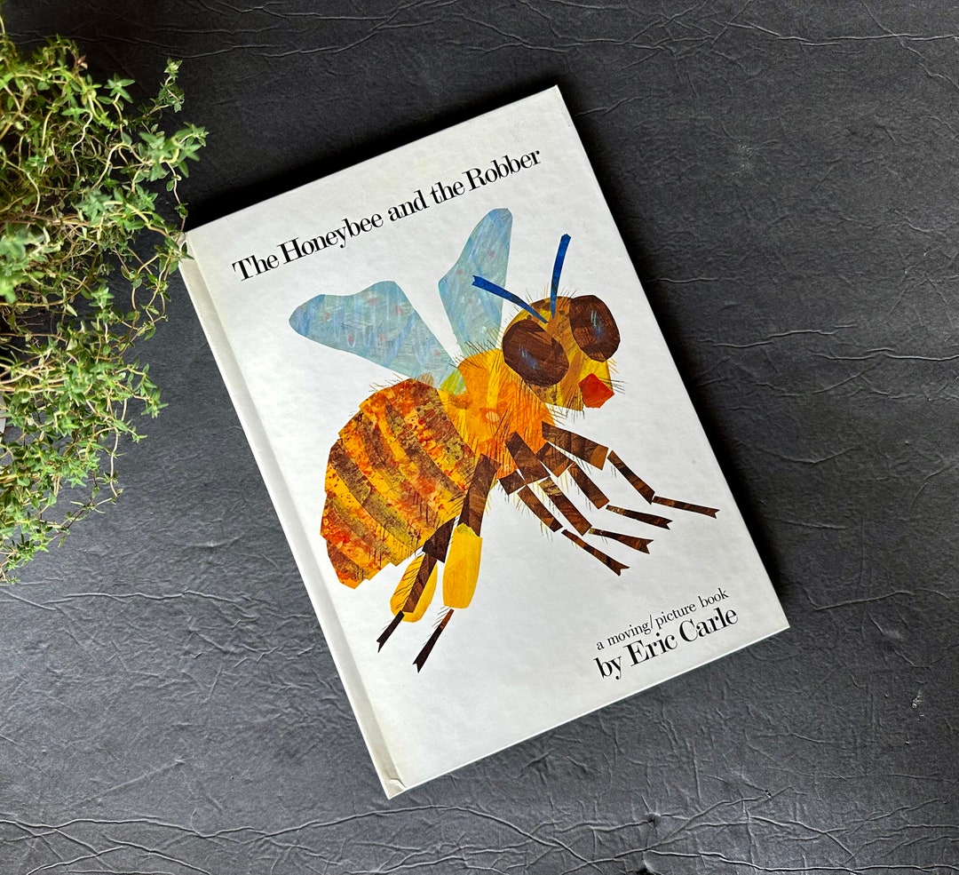 Signed Eric Carle Book the Honeybee and the Robber Vintage Children's ...