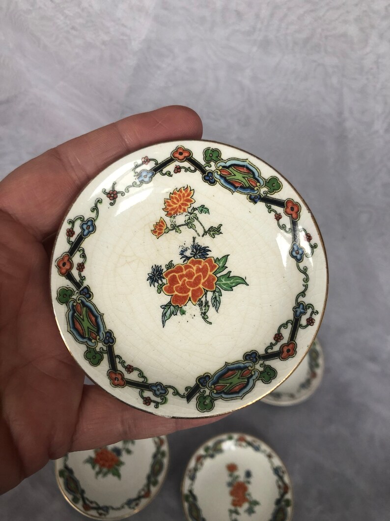 Vintage Butter Pat Plates Maddock China England English Country House ...