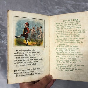 Antique Children's Book, Victorian Era Morality Story, Vintage Linen ...