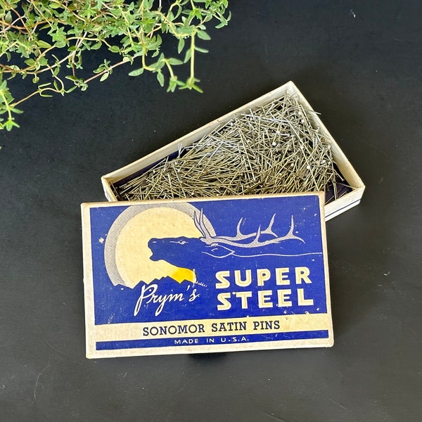 Vintage Straight Pins - Etsy