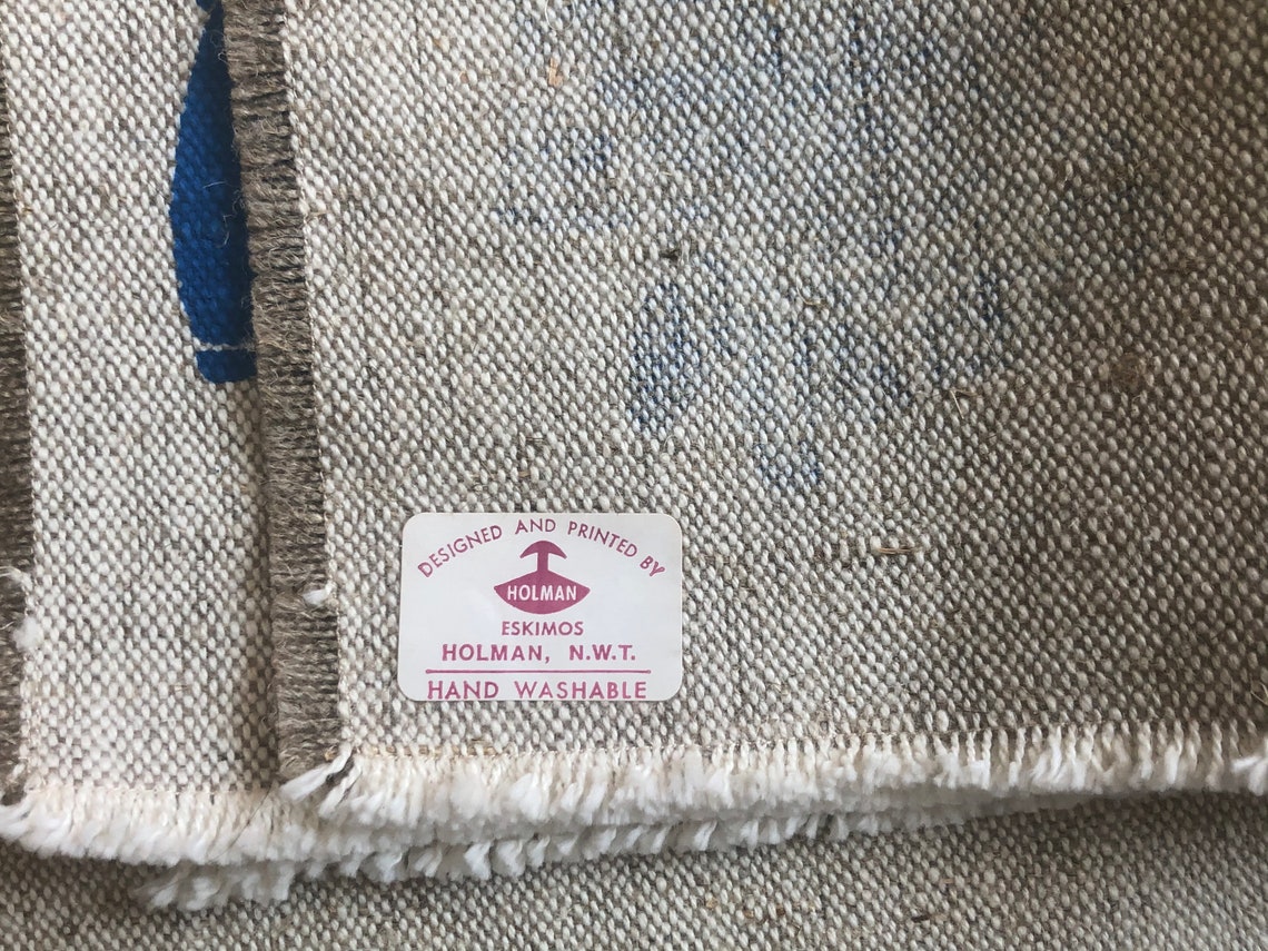 Vintage Holman Inuit Eskimo Art Prints on Burlap Placemats - Etsy Canada