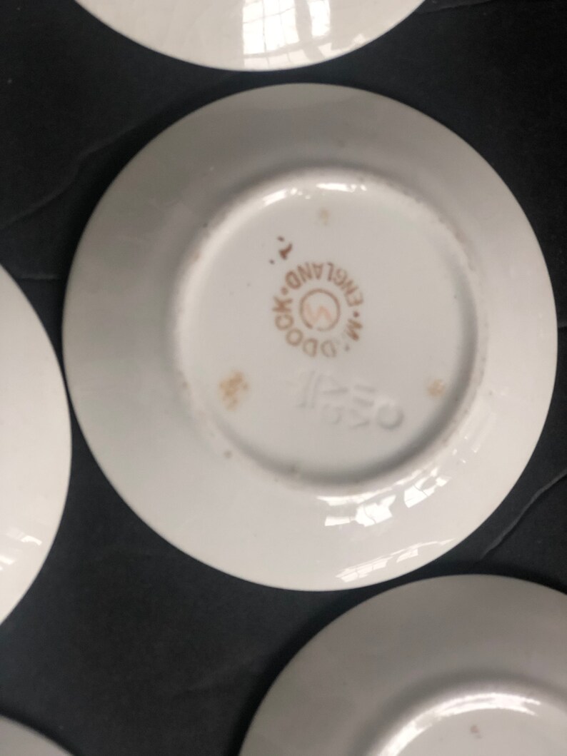 Vintage Butter Pat Plates Maddock China England English - Etsy