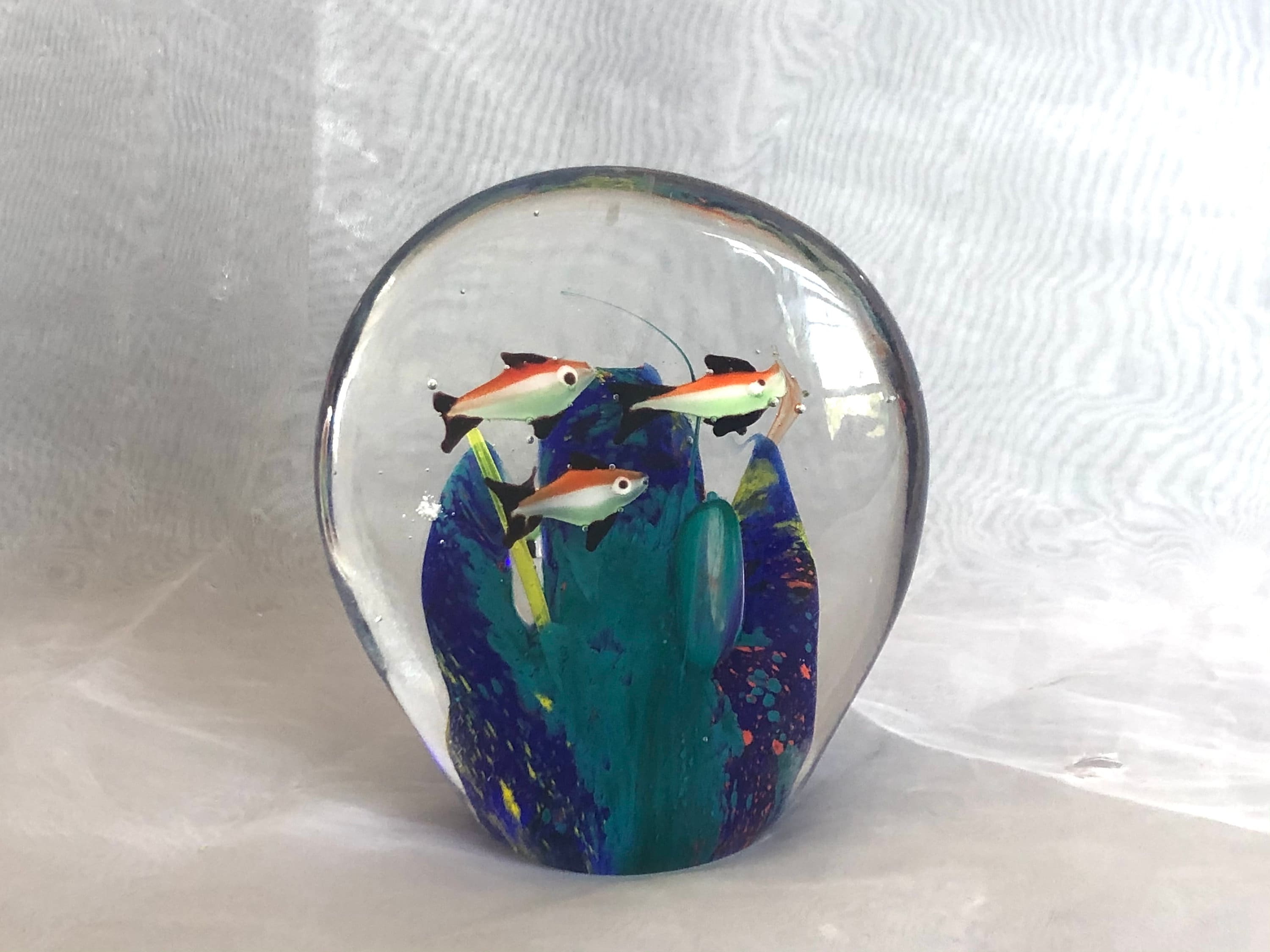 Murano Glass Fish Paperweight
