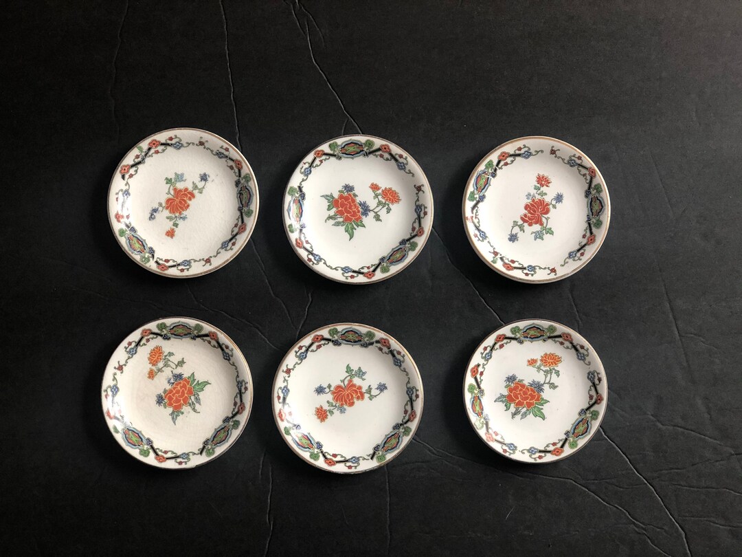 Vintage Butter Pat Plates Maddock China England English Country House ...