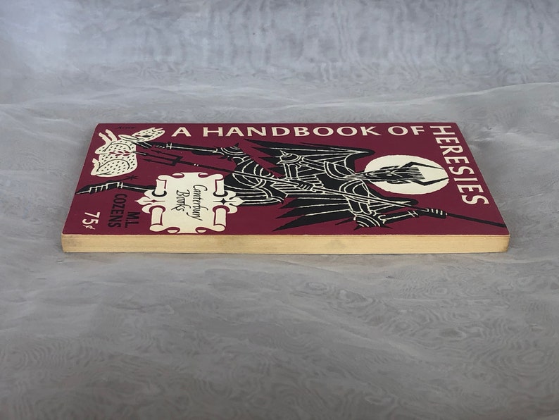 A Handbook of Heresies Vintage Catholic Book Decor Devil Art - Etsy