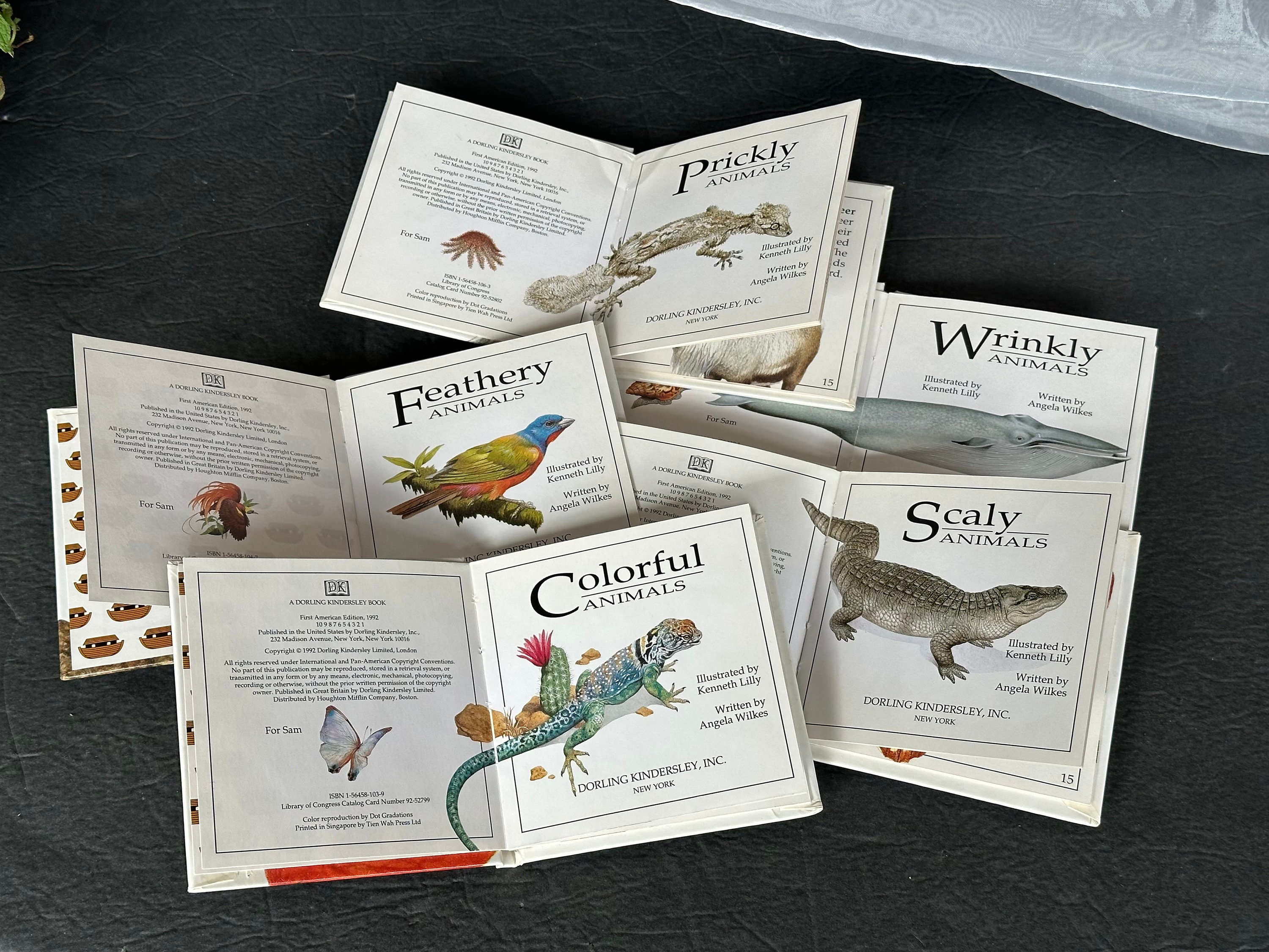 Vintage Children's Book Set Room Decor Kenneth Lilly's Animal Ark ...