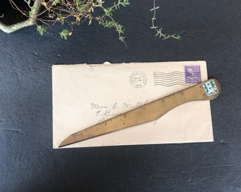 Letter Opener Ruler Vintage - Etsy