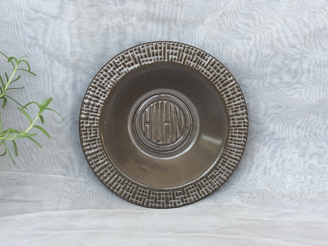 Upsala Ekeby Sweden Pottery Bowl Designed by Hjördis Oldfors Granite ...