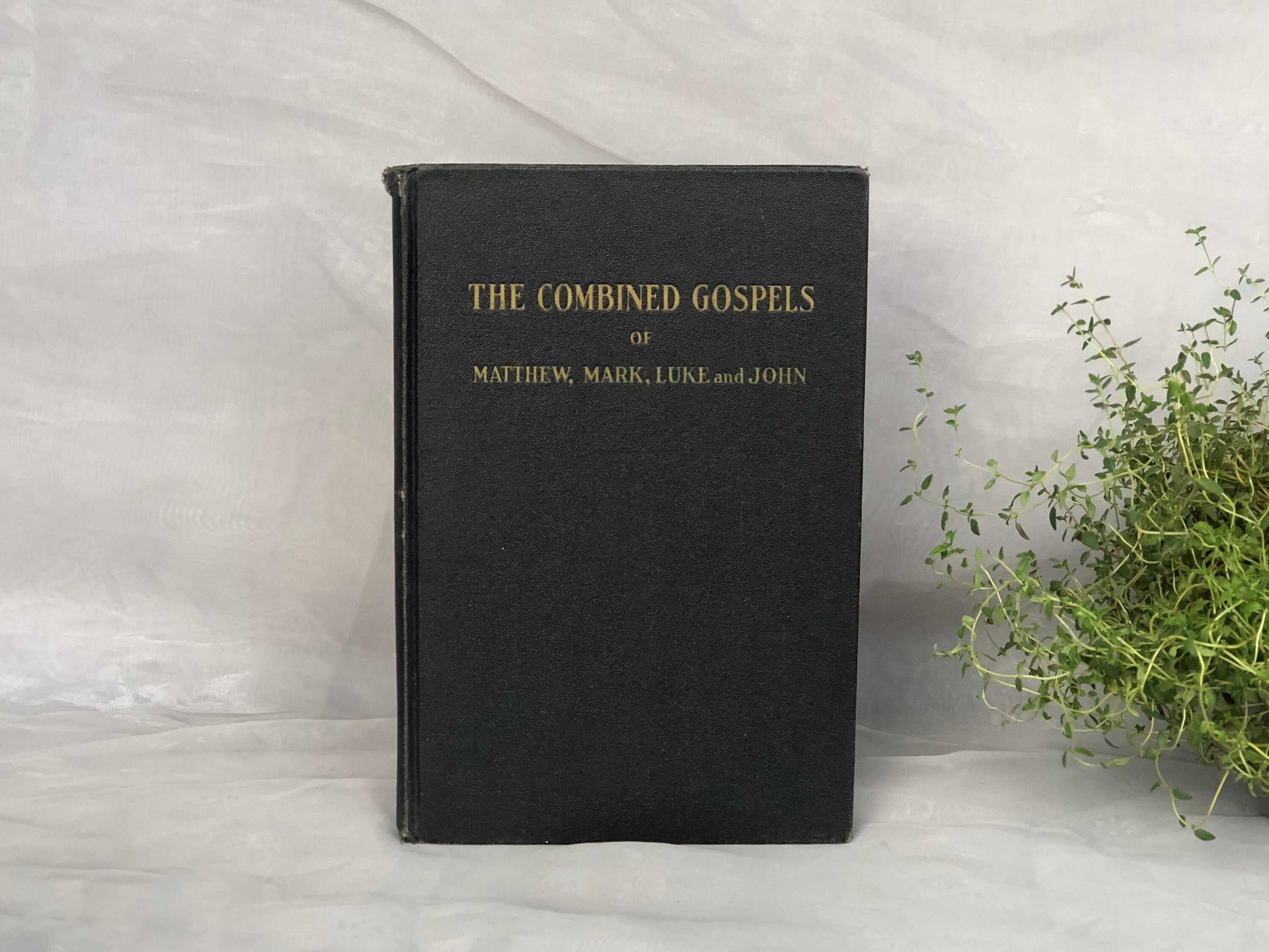 Combined Gospels of Matthew Mark Luke and John Vintage - Etsy