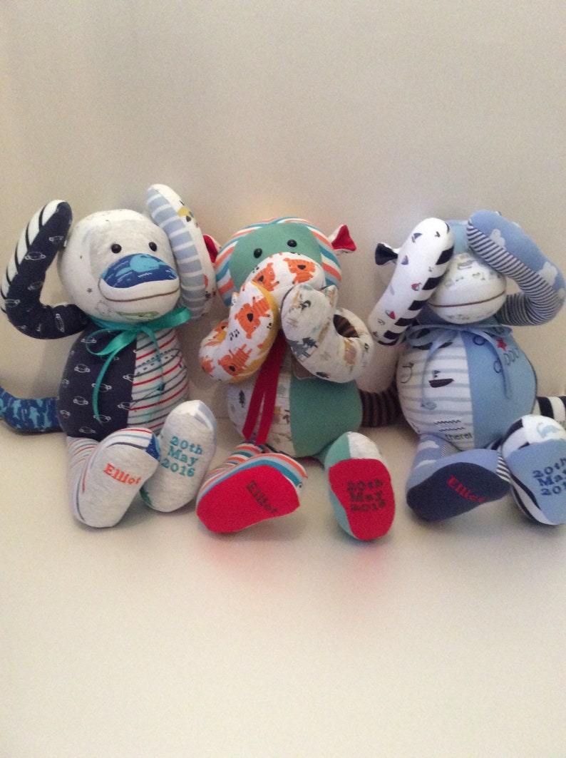 Handmade Custom Memory Monkey Beautiful Memory Softie - Etsy