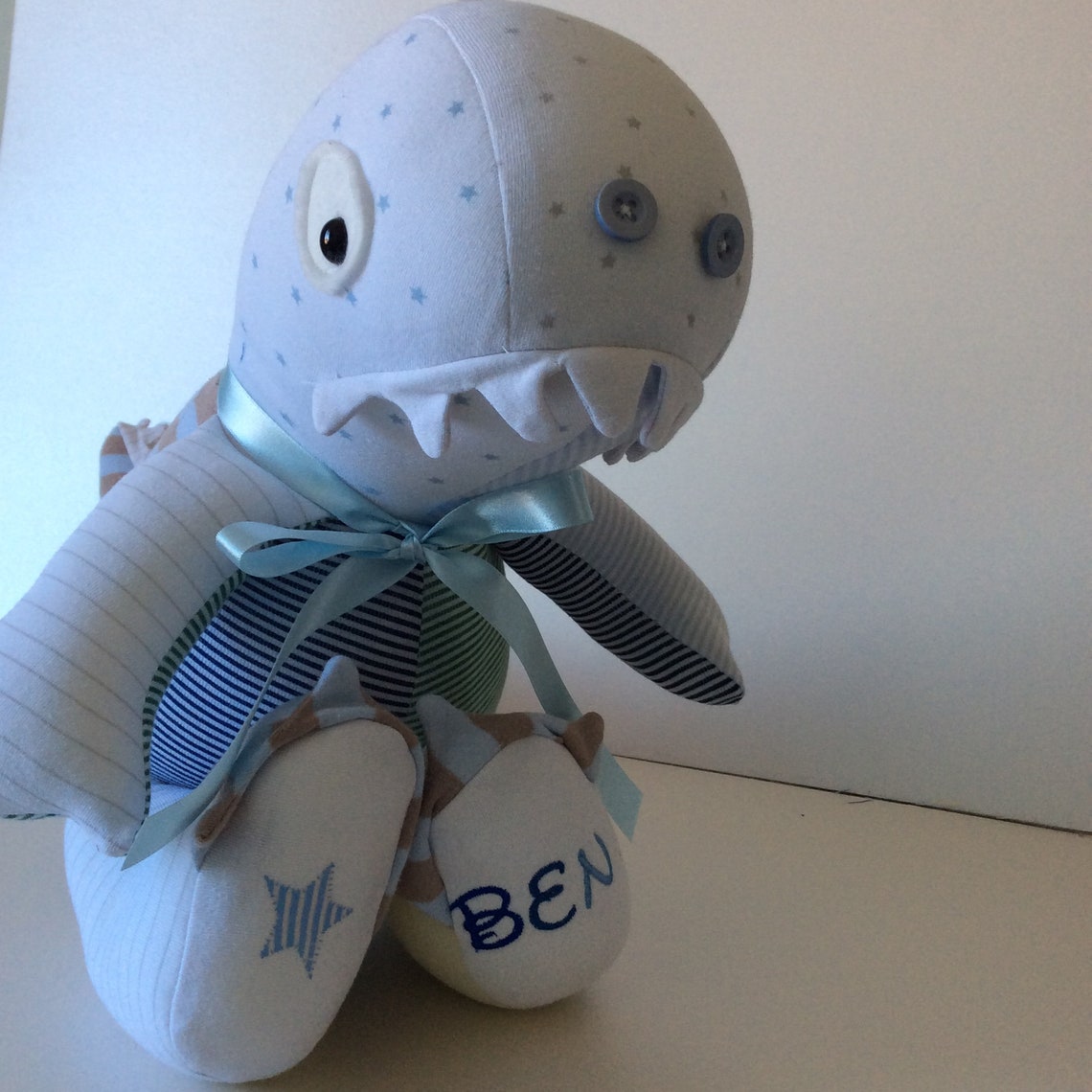 Handmade Custom Memory Dinosaur Wonderful Memory Softie - Etsy