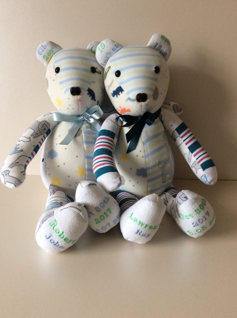 Handmade Custom Memory Bear Wonderful Memory Softie Keepsake - Etsy