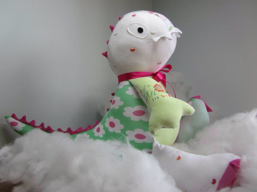 Handmade Custom Memory Dinosaur - Wonderful Memory Softie Keepsake ...