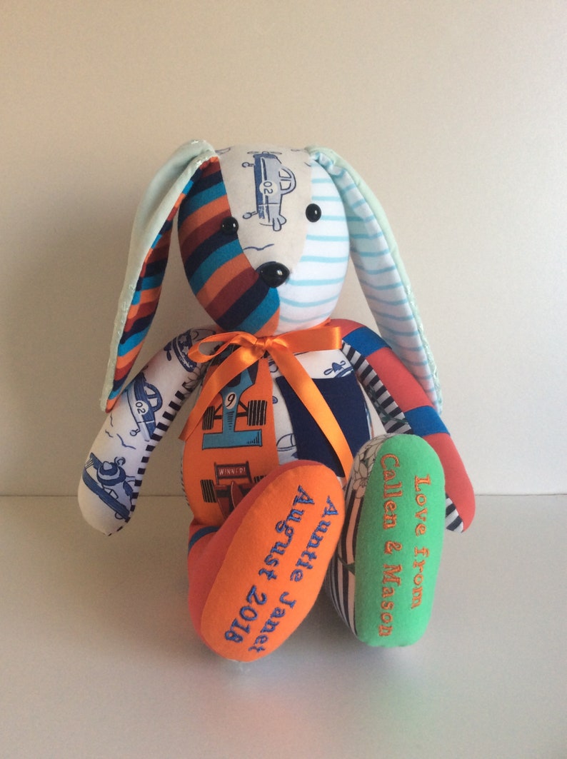 Handmade Custom Memory Bunny - Wonderful Memory Softie Keepsake - Etsy
