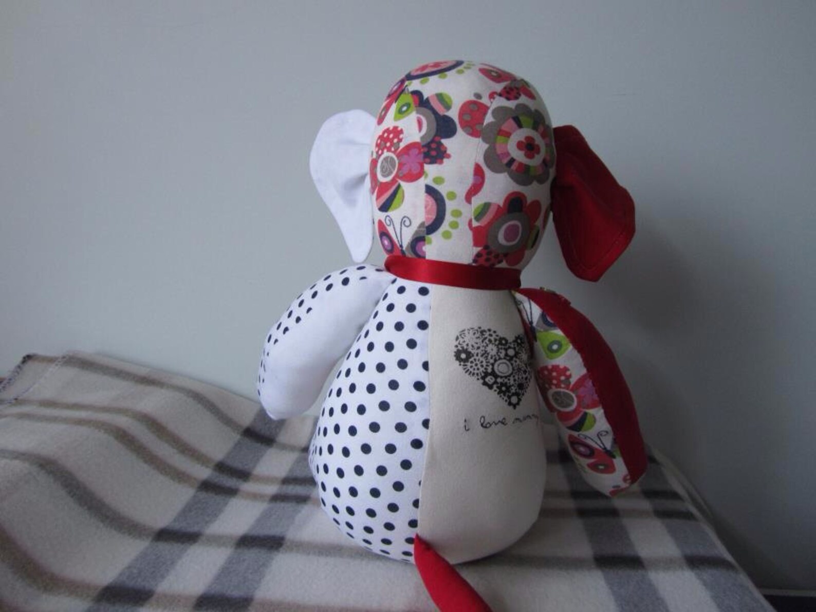 Handmade Custom Memory Elephant Wonderful Memory Softie - Etsy