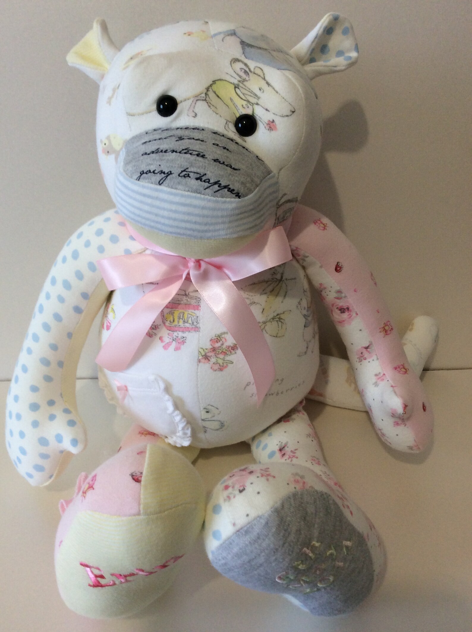 Handmade Custom Memory Monkey Beautiful Memory Softie - Etsy