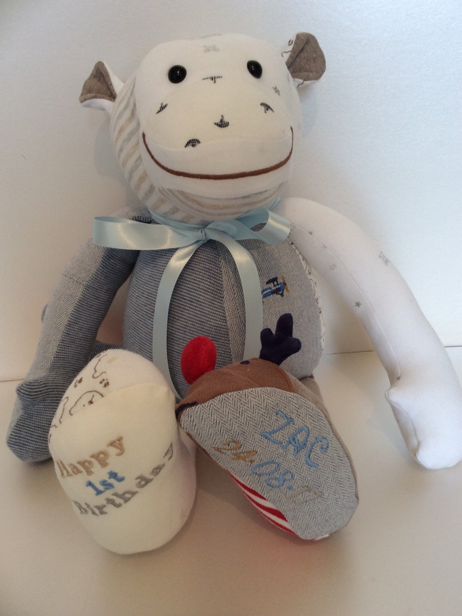 Handmade Custom Memory Monkey Beautiful Memory Softie | Etsy