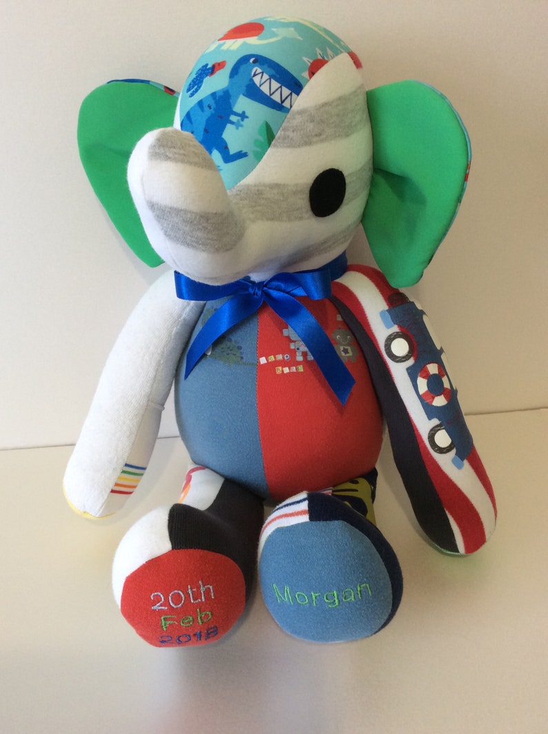 Handmade Custom Memory Elephant Wonderful Memory Softie - Etsy