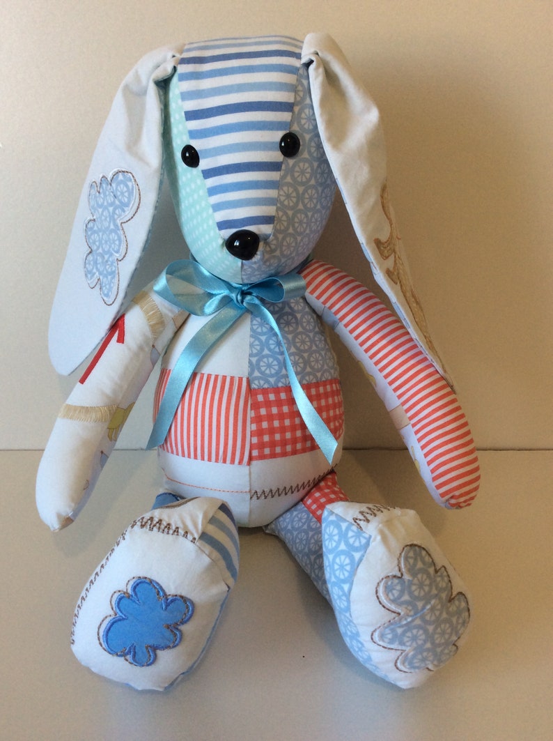 Handmade Custom Memory Bunny - Wonderful Memory Softie Keepsake - Etsy