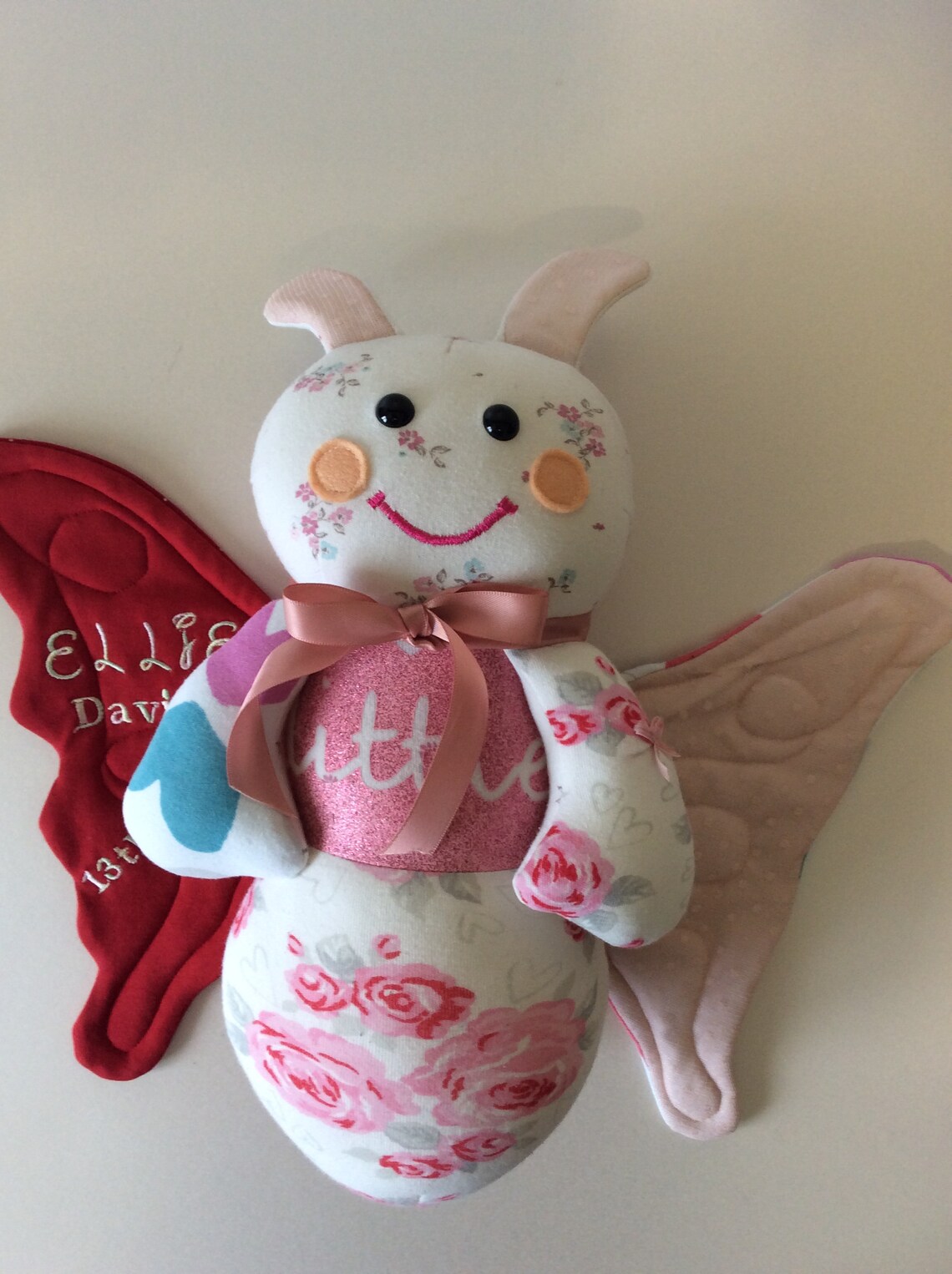Handmade Custom Memory Butterfly - Wonderful Memory Softie Keepsake ...