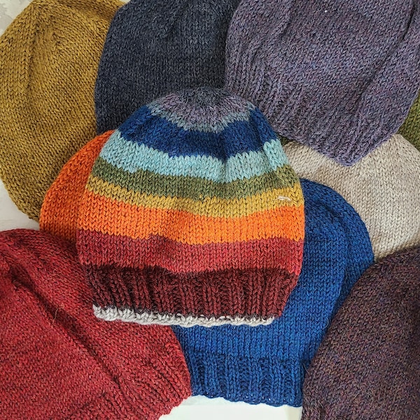 Wool Knit Hat - Etsy