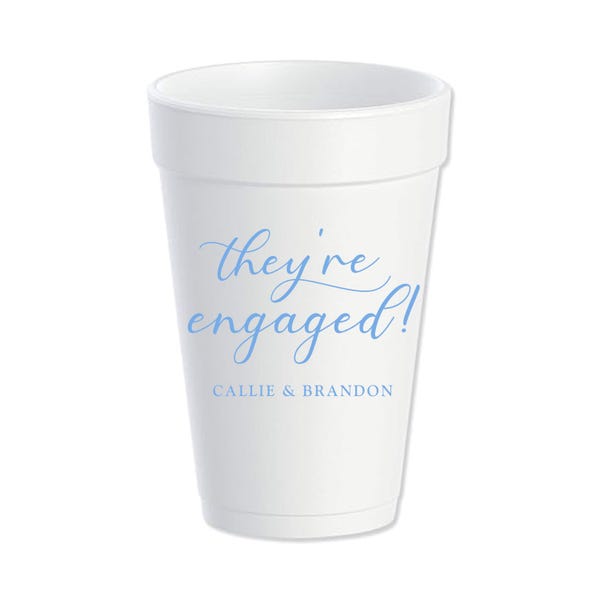 Engagement Party Cups - Etsy
