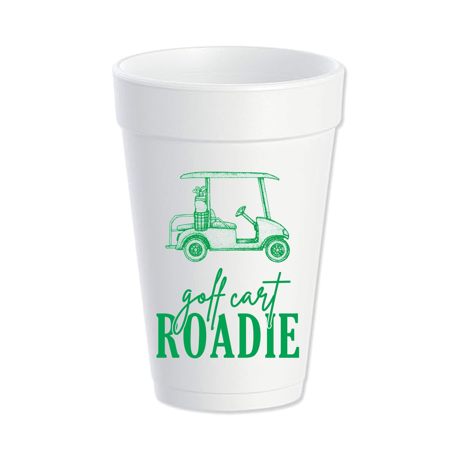 Golf Cart Roadie Styrofoam Cups, to Go Cup, Party Cups - Etsy