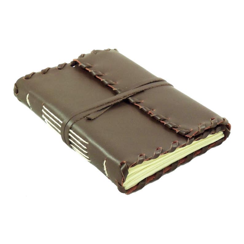 Rustic Journal Dark Brown Journal Leather Journal Leather - Etsy