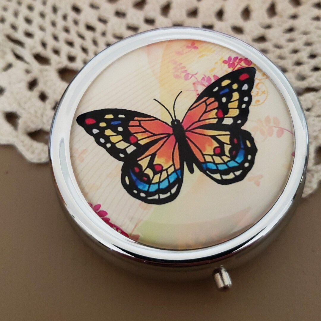 Butterfly Pill Box, Cute Pill Case, Pill Box Organizer, Pill Case for ...
