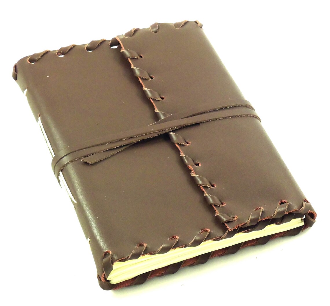 Rustic Journal Dark Brown Journal Leather Journal Leather - Etsy