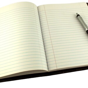 Leather Notebook, Refillable Notebook, Rustic Notebook, Composition ...