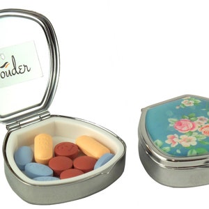 Travel Pill Case, Cute Pill Case, Pill Box for Purse, Pill Box ...