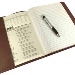 Leather Notebook, Refillable Notebook, Rustic Notebook, Composition ...