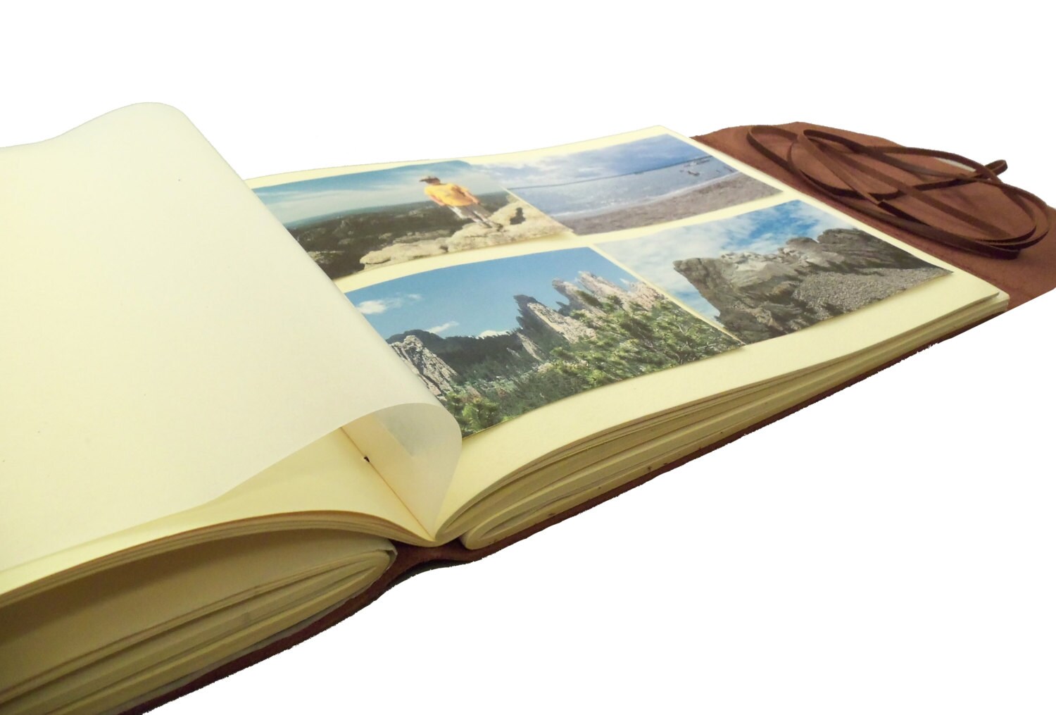 Large Photo Album Big Leather Photo Album 4x6 5x7 8x10 Photo - Etsy