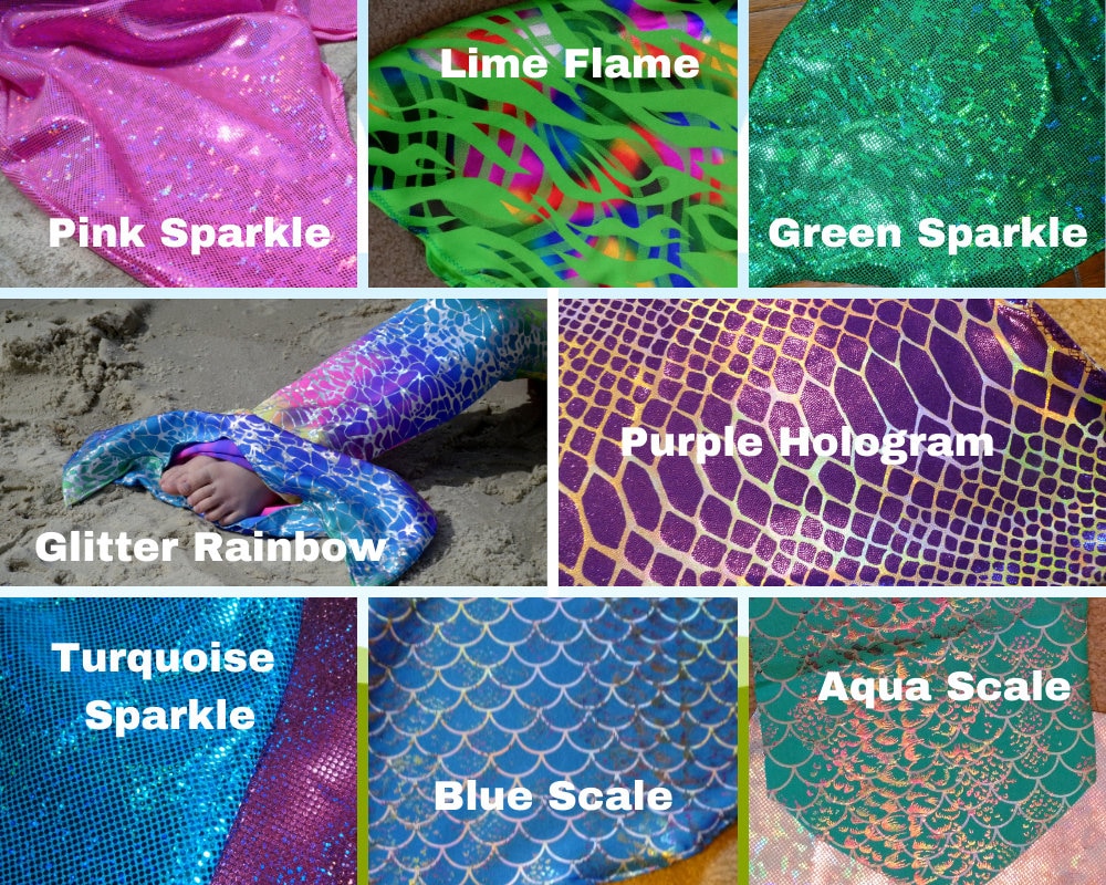 Swimmable Mermaid Tail, Fast Shipping! Mermaid Costume, Many Color ...