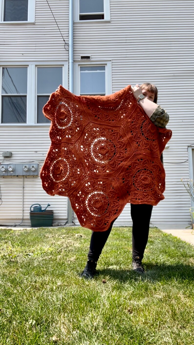 Floral Harvest Blanket Crochet PATTERN ONLY - Etsy