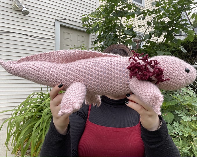 Giant Axolotl Crochet PATTERN ONLY - Etsy