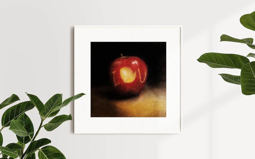 Sherlock BBC - IOU Apple - Fine Art Print - Fandom Art - Etsy