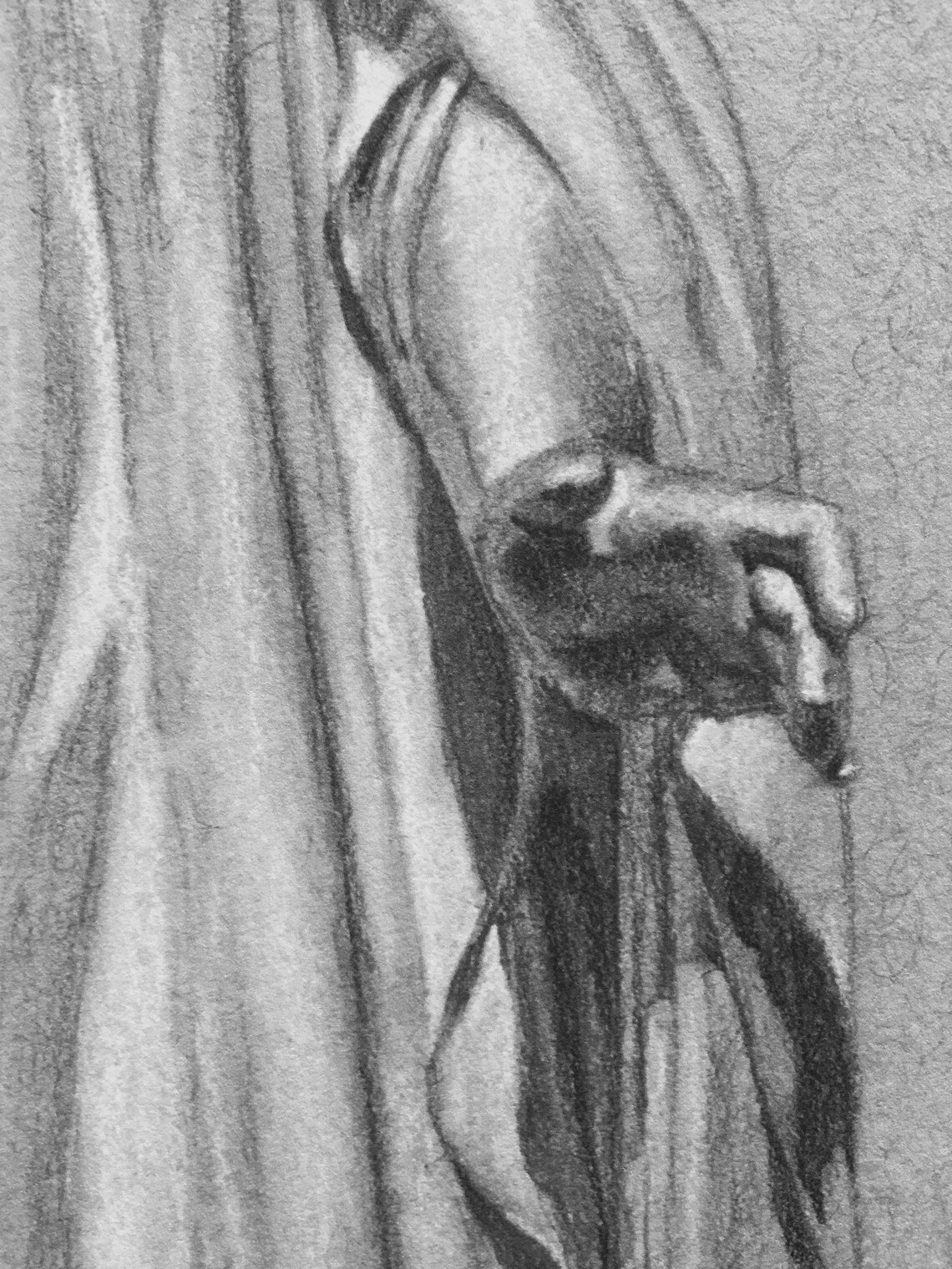 Christ Drawing Art Print LDS Art Christus - Etsy