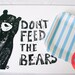 Don't Feed the Bears Camping Party Poster - Etsy Canada