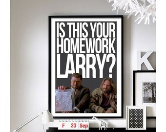 The Big Lebowski Quotes 'semis.' Art Print | Etsy