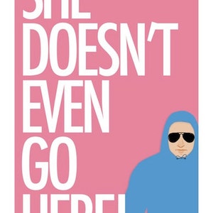 Mean Girls 'She Doesn't Even Go Here' | Etsy