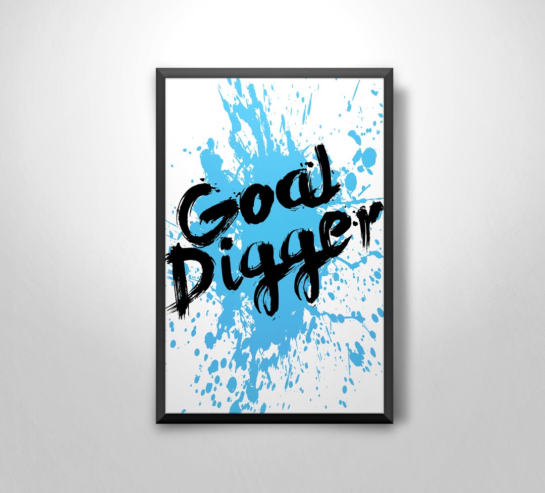 Motivational Quotes 'goal Digger' Art Print - Etsy