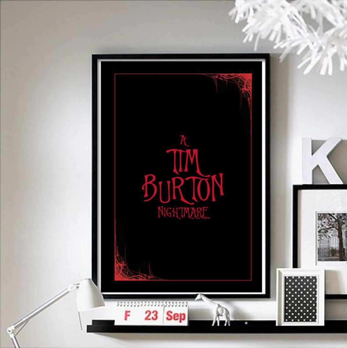 Opening Credits 'tim Burton' Wall Art | Etsy