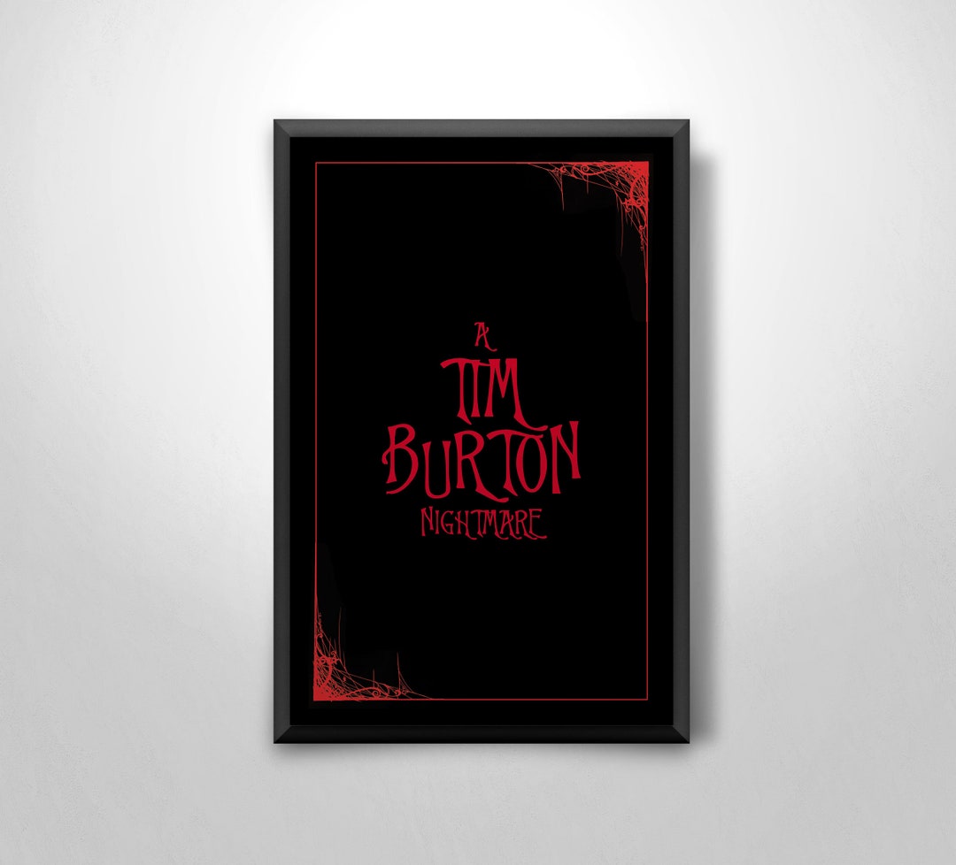 Opening Credits - ('tim Burton') Wall Art - Etsy
