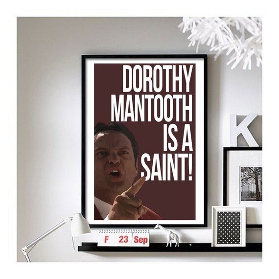 Anchorman 'wes Mantooth' Wall Art | Etsy