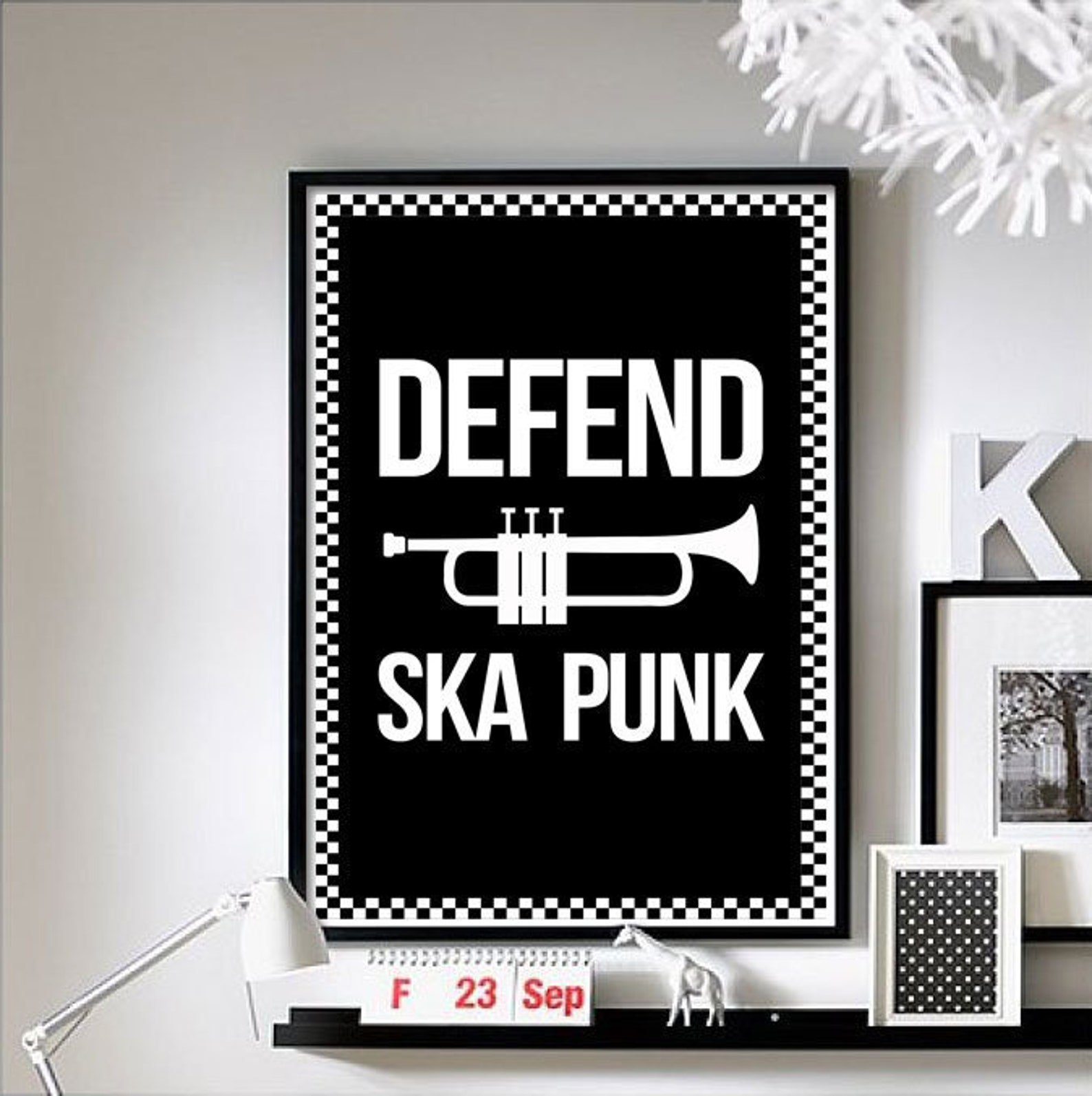 Defend Ska Punk Wall Art Print | Etsy
