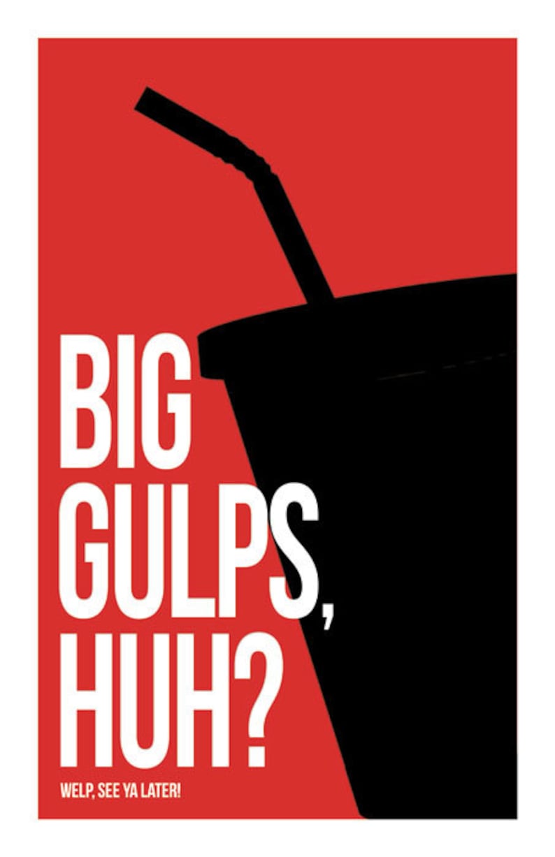 Dumb & Dumber 'Big Gulps' Art Print | Etsy